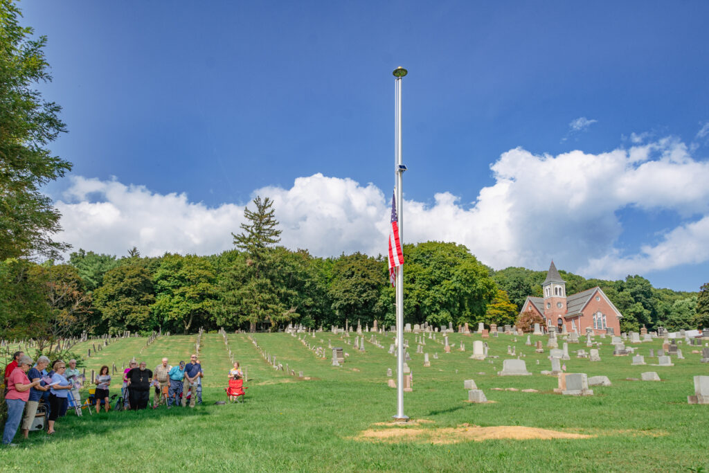 Cemetery Flag Pole Dedication – Zion Stone Valley Church